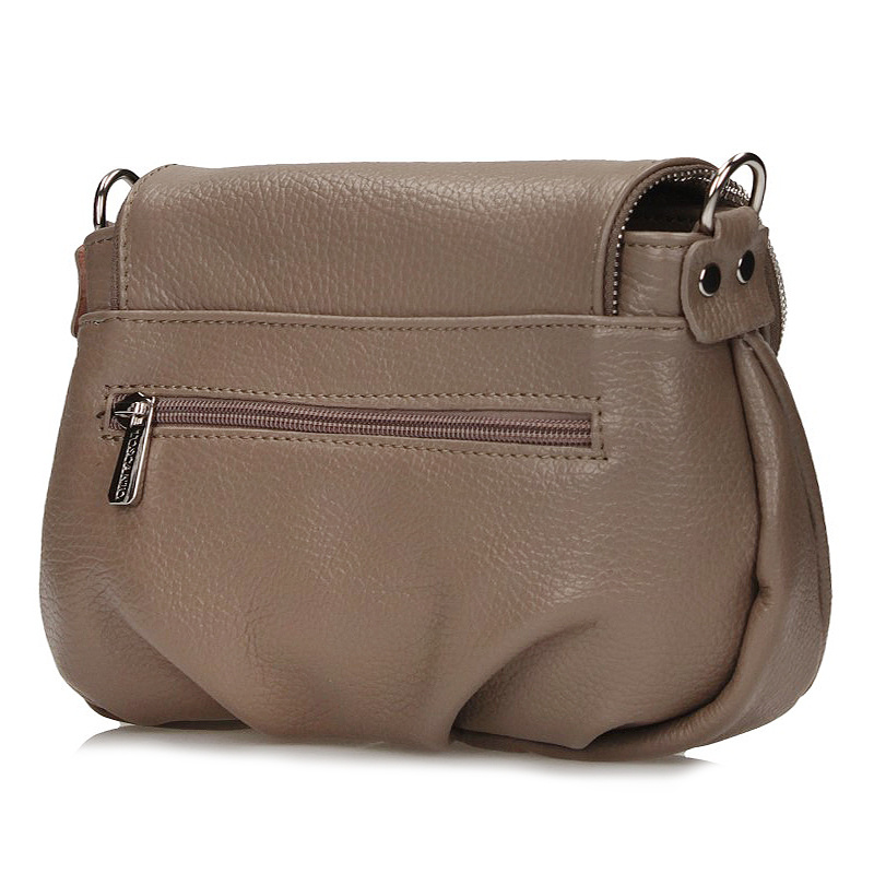 Zgrabna torebka z ozdobną kieszonką C263 - Toscanio - Torebki i galanteria skórzana z Włoch